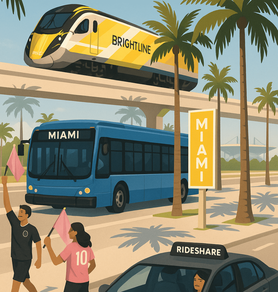 How to Use Brightline & Public Transit to Hard Rock Stadium (Local Guide)