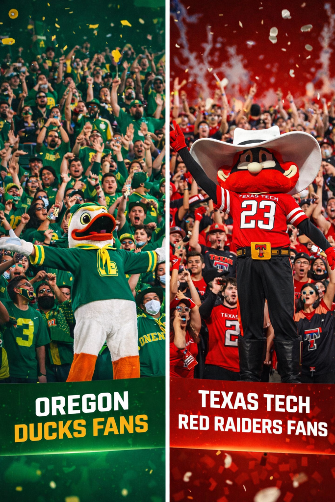 Oregon vs Texas Tech: Craziest Fans and Best Tailgate